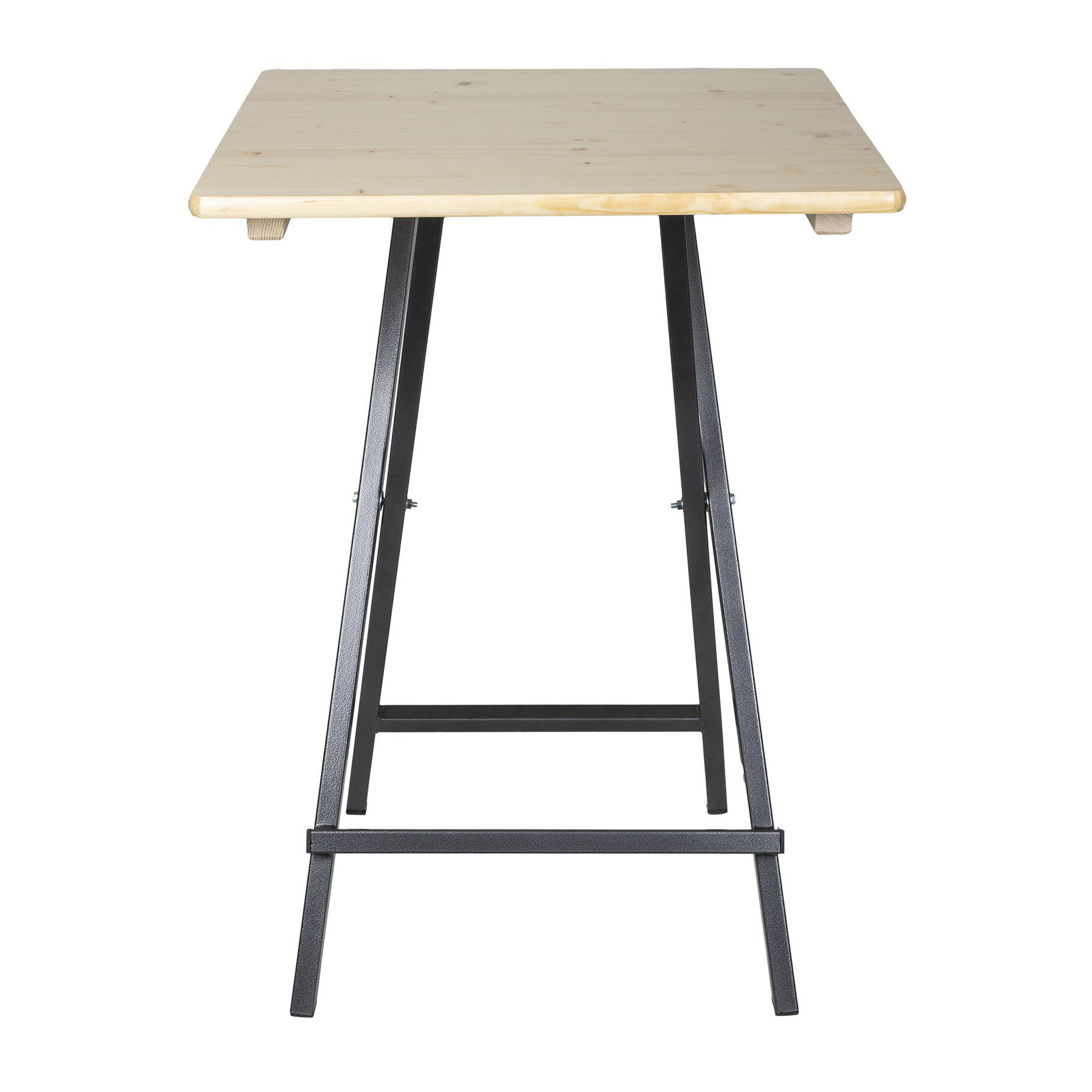 Stehtisch ca. 80 x 80 cm Tischplatte aus Fichtenholz Tisch hoch Bistro ...